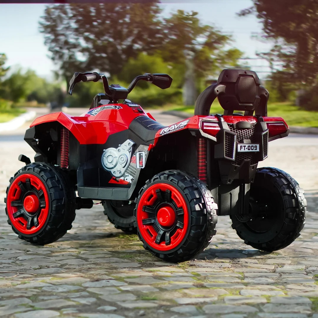 ATV electric pentru copii, Kinderauto, SuperOffroad V2, 2 locuri, rosu ...