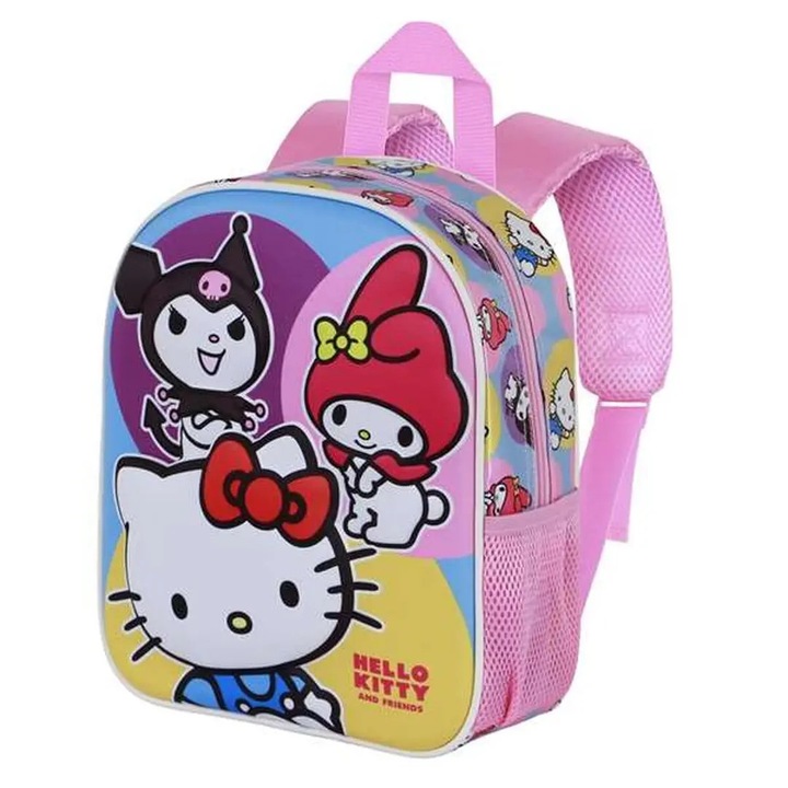 Ghiozdan Hello Kitty Roz 30 x 25 x 10 cm - eMAG.ro