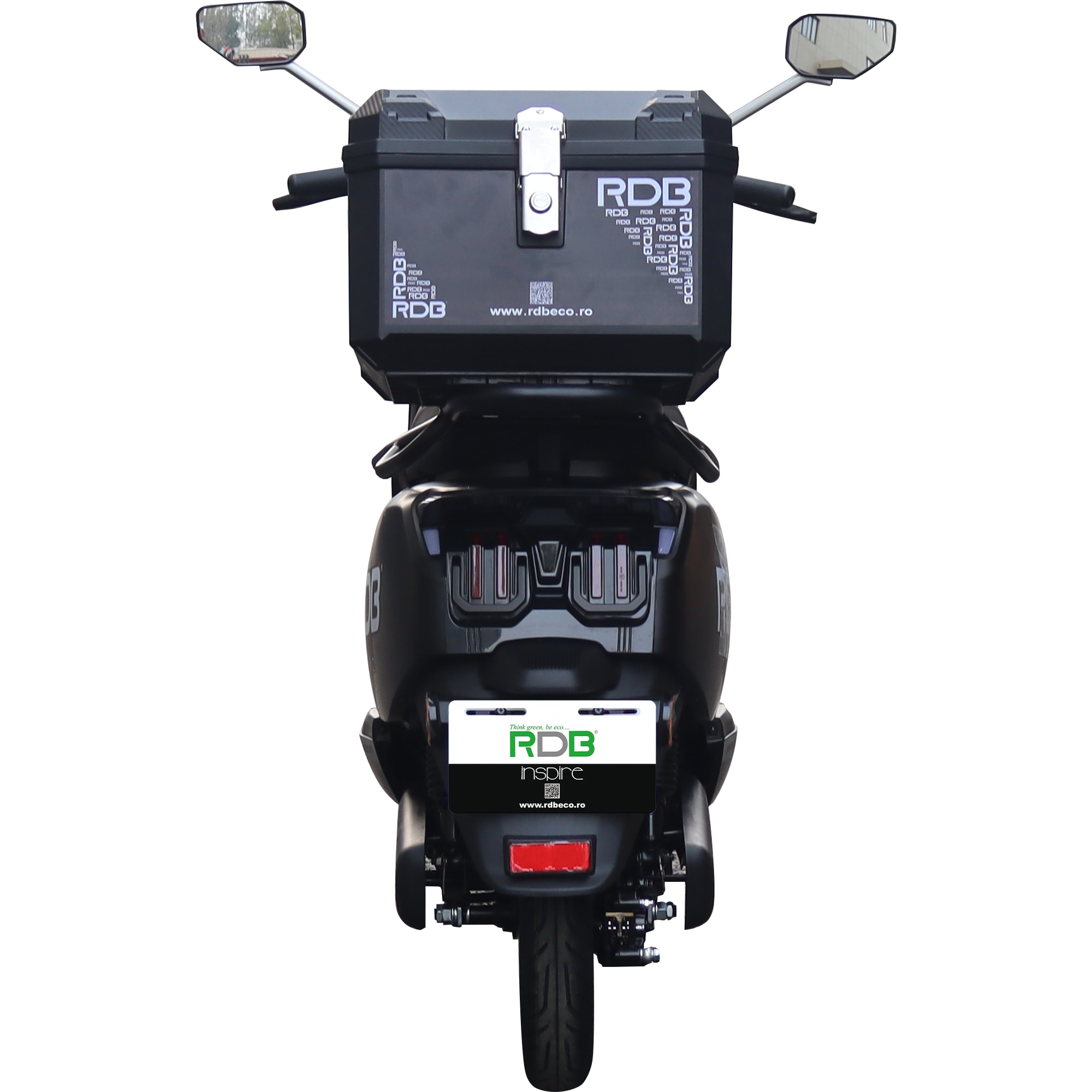 Scuter electric RDB INSPIRE, 2000W, fara permis, 25 km/h, Negru + CIV ...
