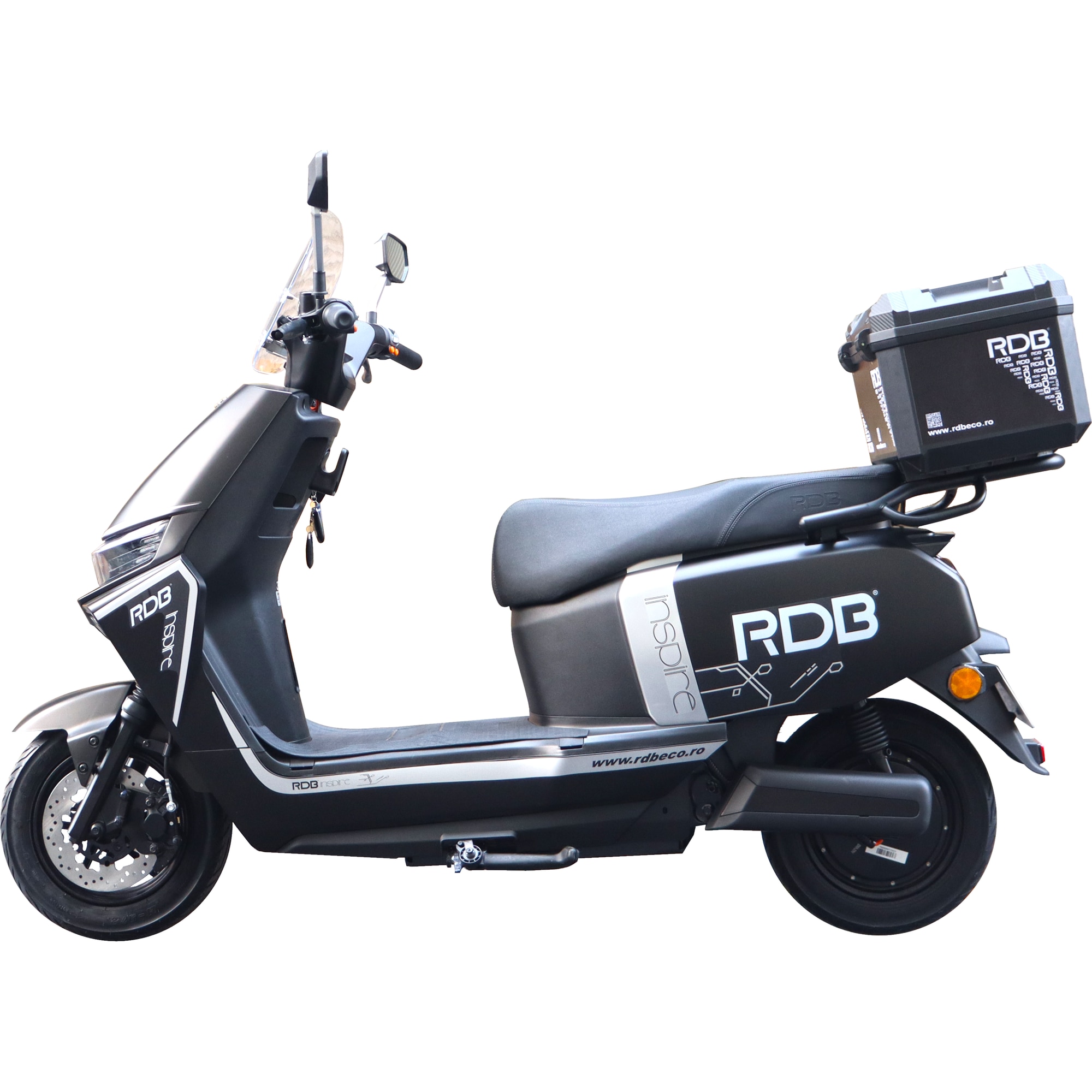 Scuter electric RDB INSPIRE, 2000W, fara permis, 25 km/h, Negru + CIV ...