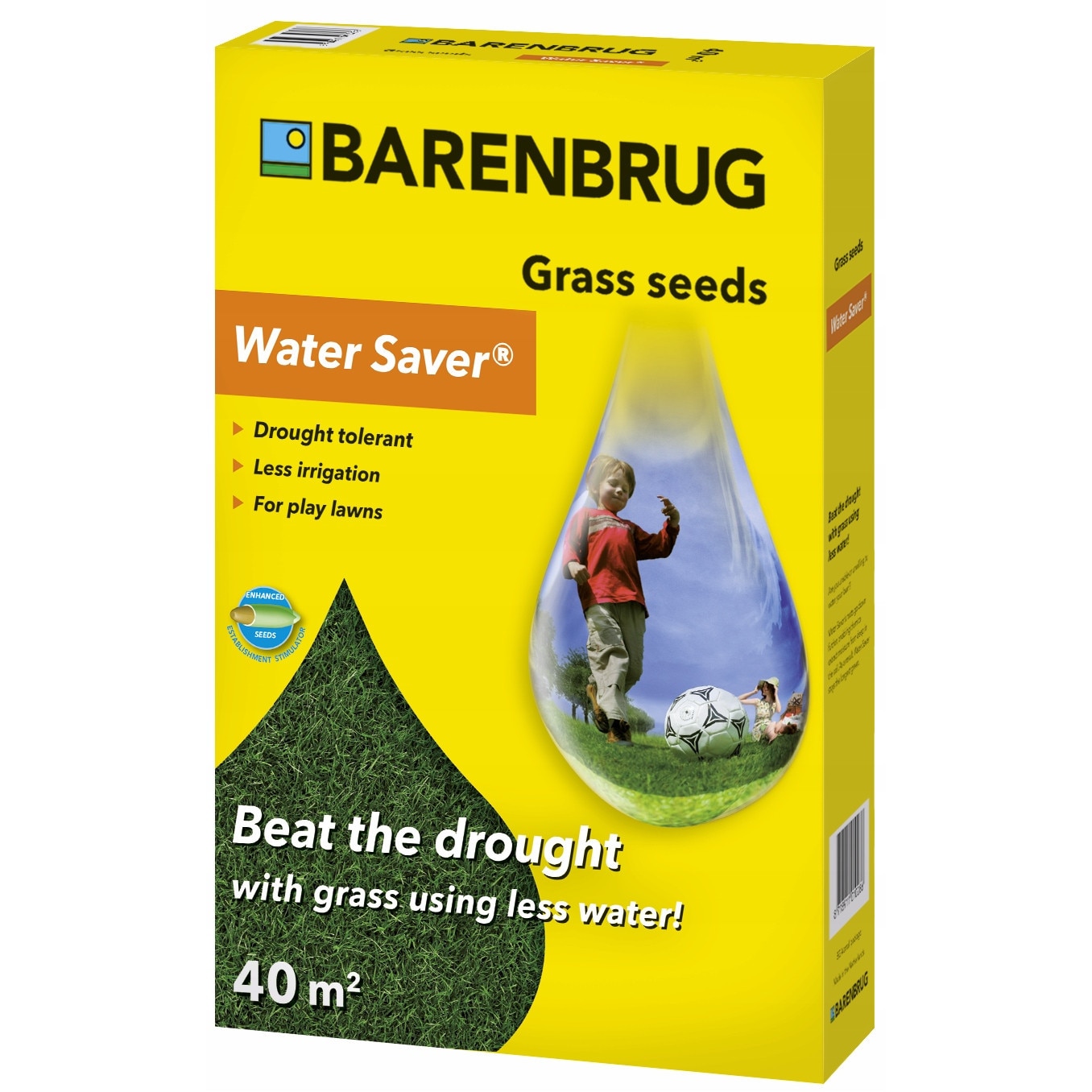 Seminte de Gazon Premium, Barenbrug WaterSaver, Pentru Zone Uscate, 1kg ...
