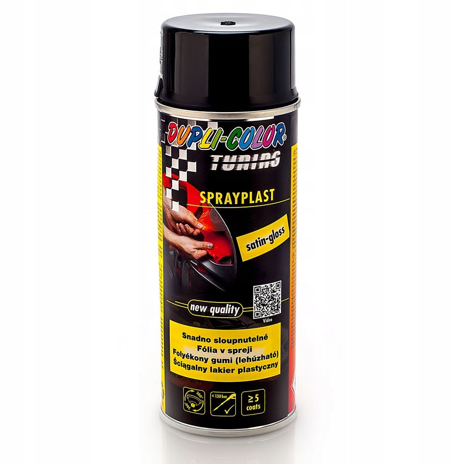 Lac spray, Dupli-Color, 400 ml, negru - eMAG.ro