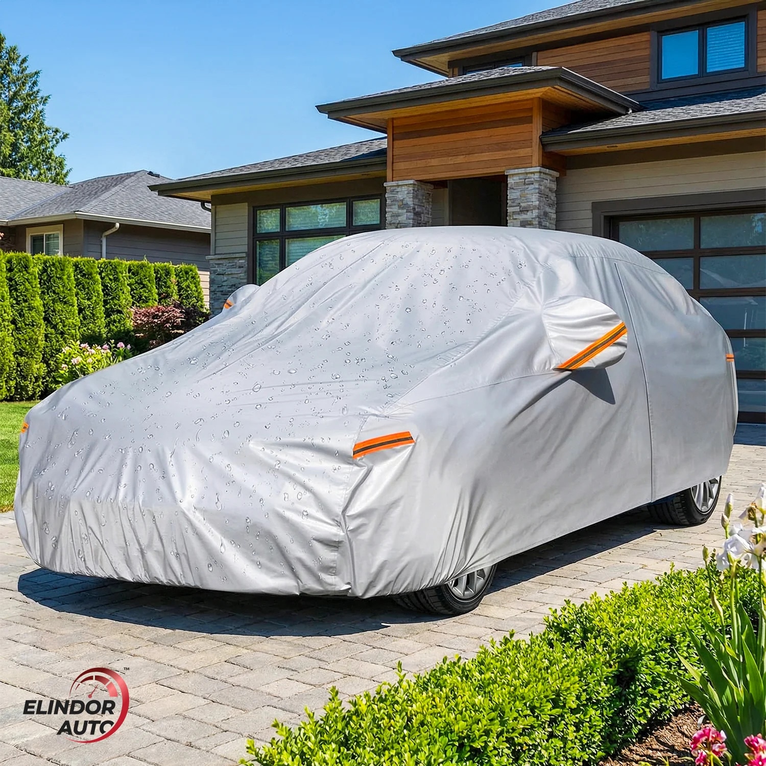 Prelata Auto Premium Elindor® Impermeabila, Protectie UV, Antisoare ...
