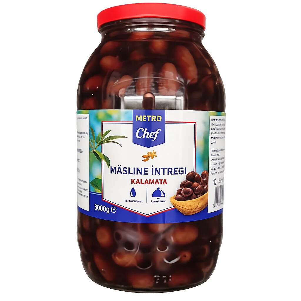 Masline Kalamata, Calibru 181-200, Metro Chef, 2 Kg - eMAG.ro
