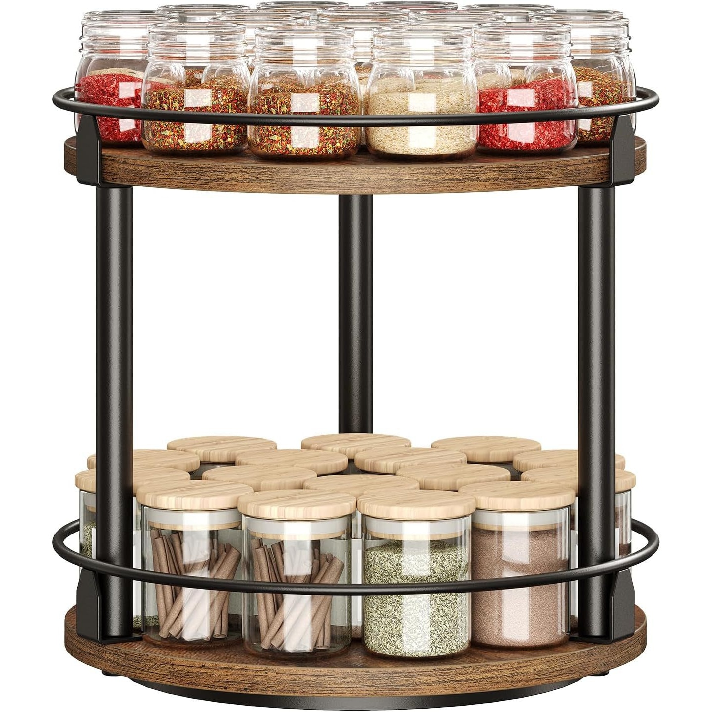 Organizator Lazy Susan, raft rotativ pentru condimente, organizator ...