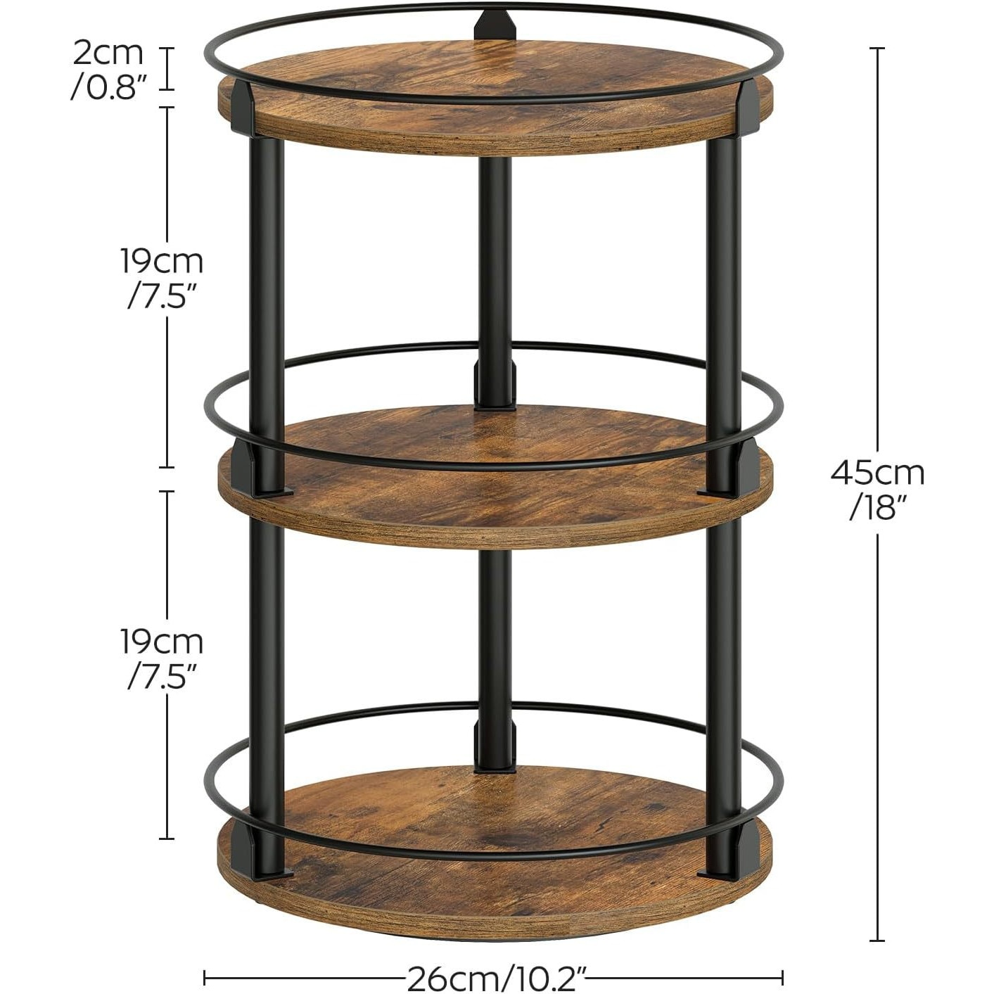 Organizator Lazy Susan, raft rotativ pentru condimente, organizator ...