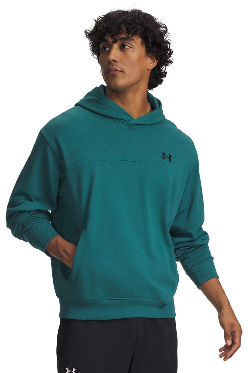 Under Armour, Hanorac usor Rival, Verde englez, 2XL - eMAG.ro