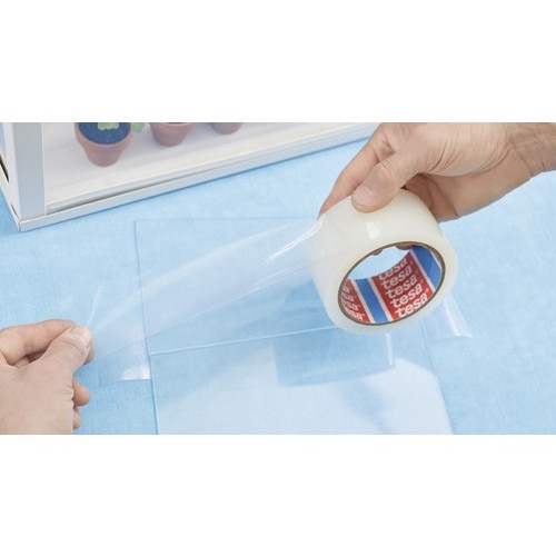 Banda adeziva Tesa Extra Power Transparent 10m x 50mm, rezistenta la ...