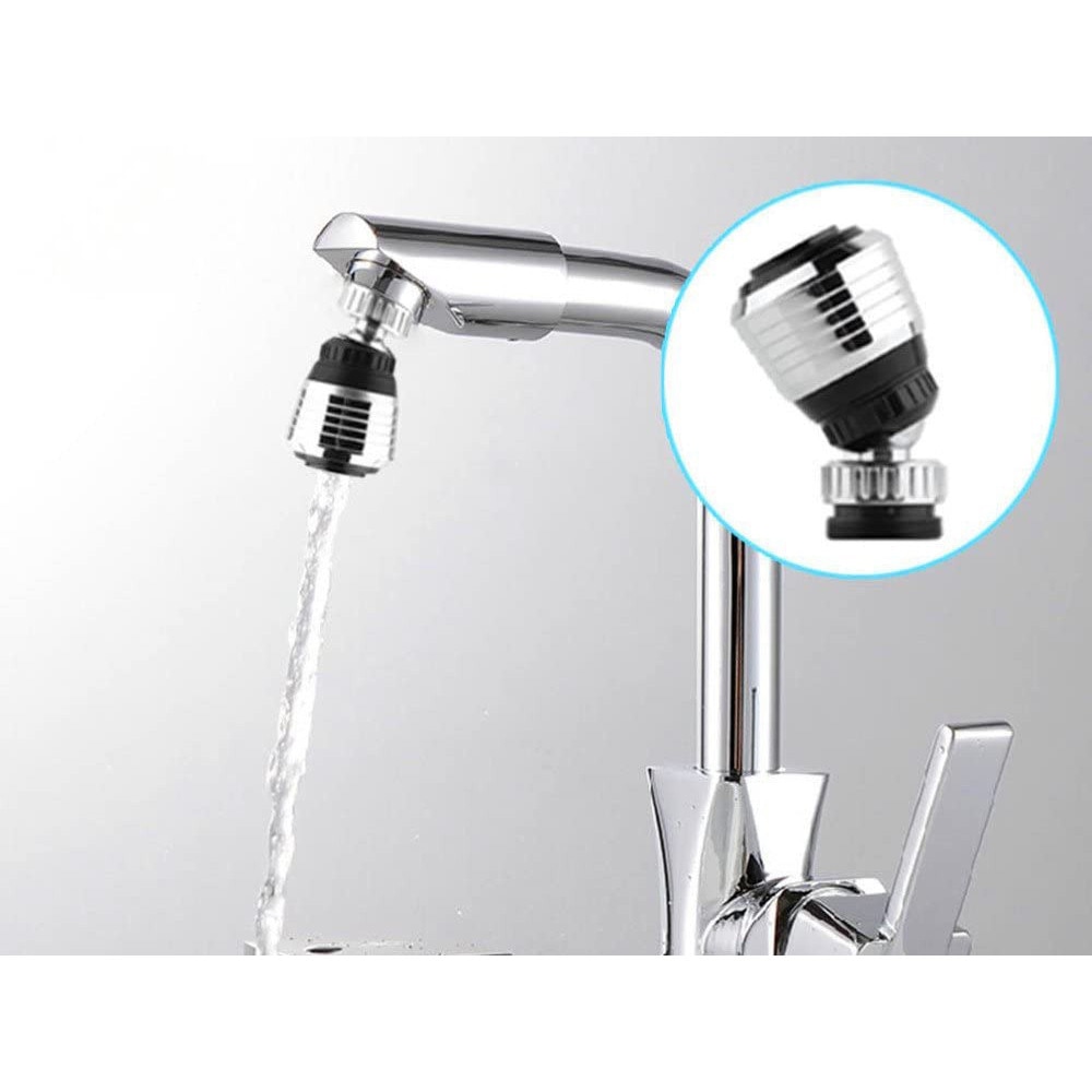 Perlator / Aerator pentru Chiuveta cu Cap Dus, 2 Tipuri de Jet, Rotativ ...