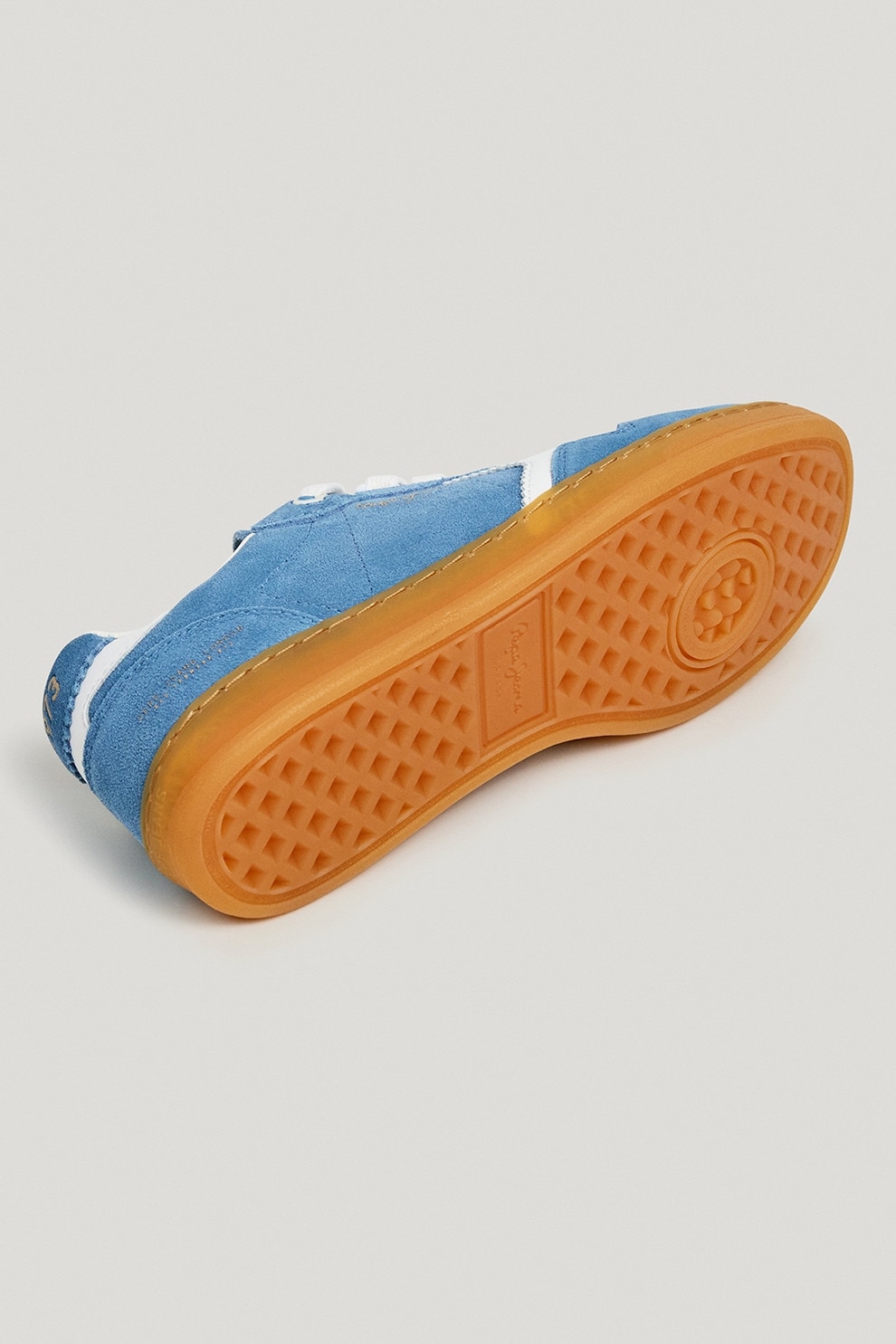 Pepe Jeans London, Pantofi sport de piele intoarsa si piele ecologica ...