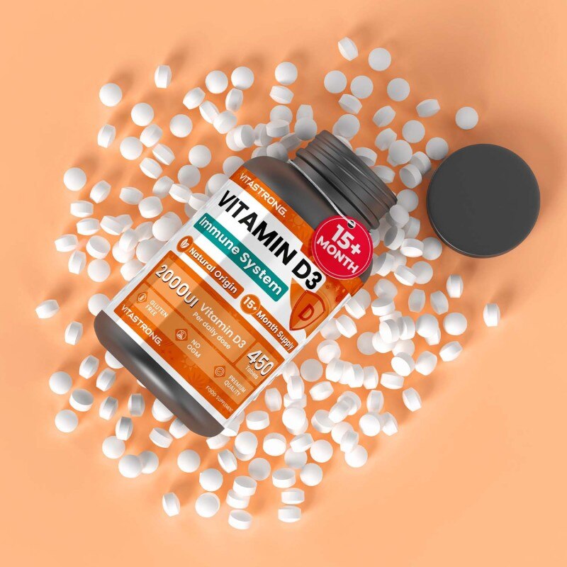 VITAMINA D3 2000 UI 450 capsule - eMAG.ro