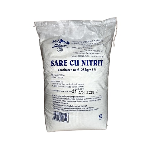 Sare Extrafina cu Nitrit, 25 kg, Salrom - eMAG.ro