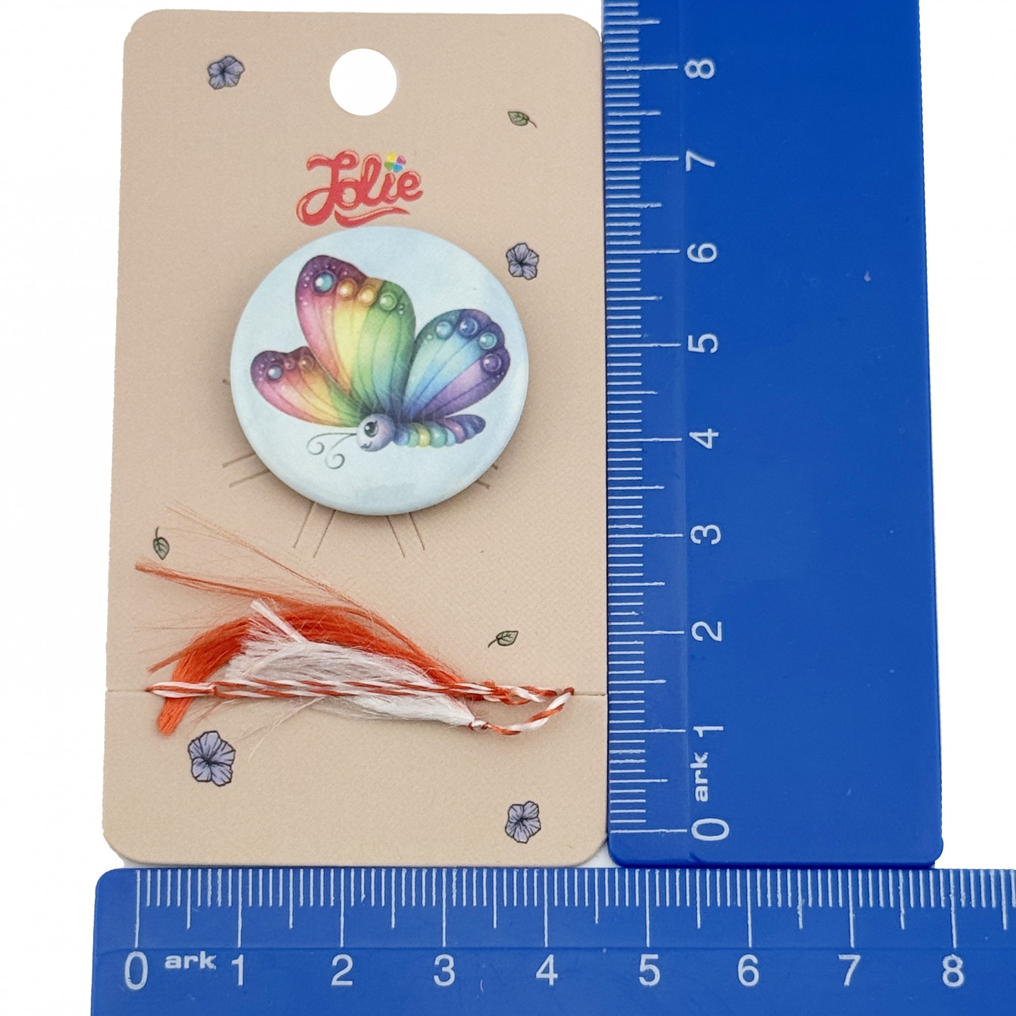 Martisor cu Brosa pentru copii, Jolie, Material Metal, Ambalaj Carton ...