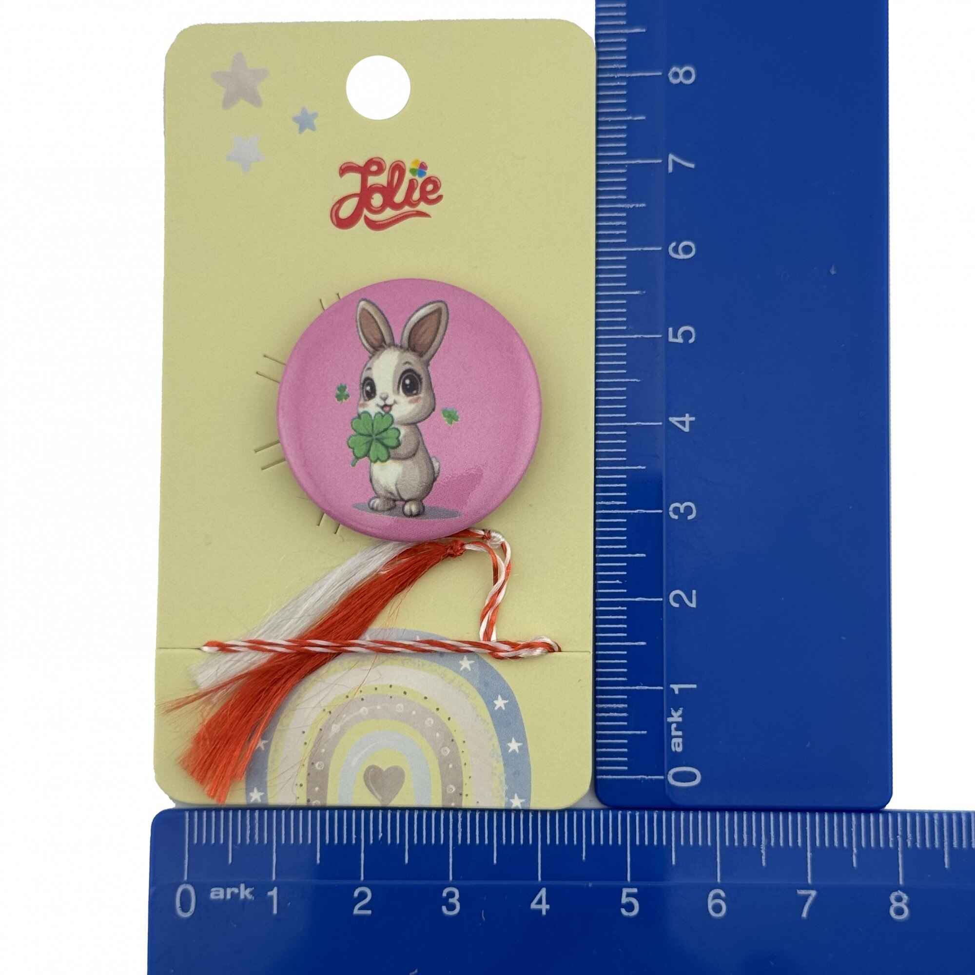 Martisor cu Brosa pentru copii, Jolie, Material Metal, Ambalaj Carton ...