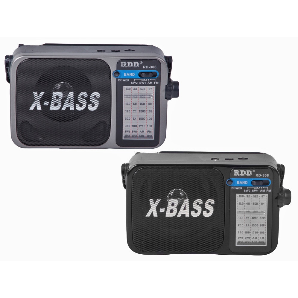 Radio portabil RDD, RD-306, FM/AM/SW, functie X-BASS, negru - eMAG.ro