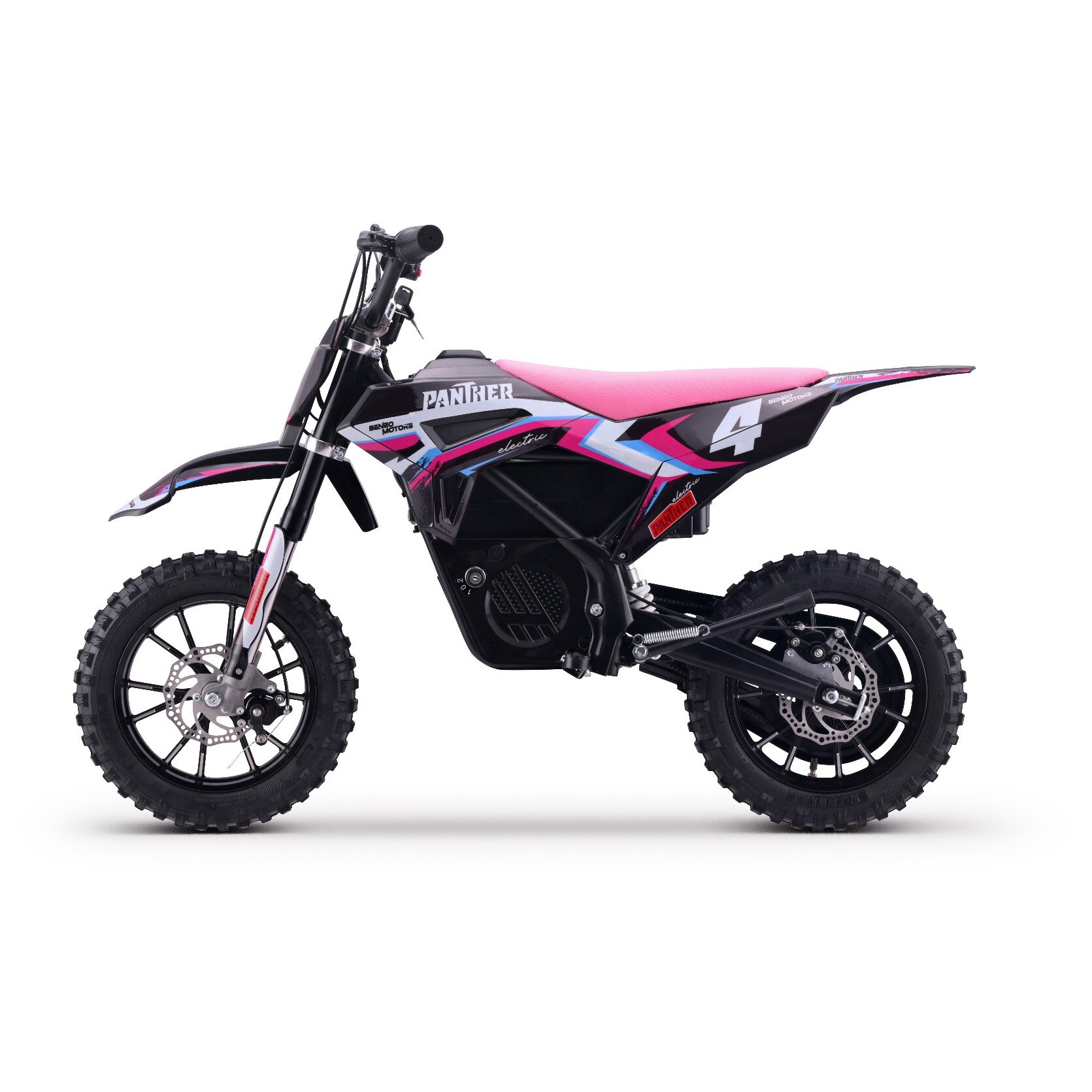 Motocross electric pentru copii Tea Sports Panther, 550W, roz, 10 inch ...