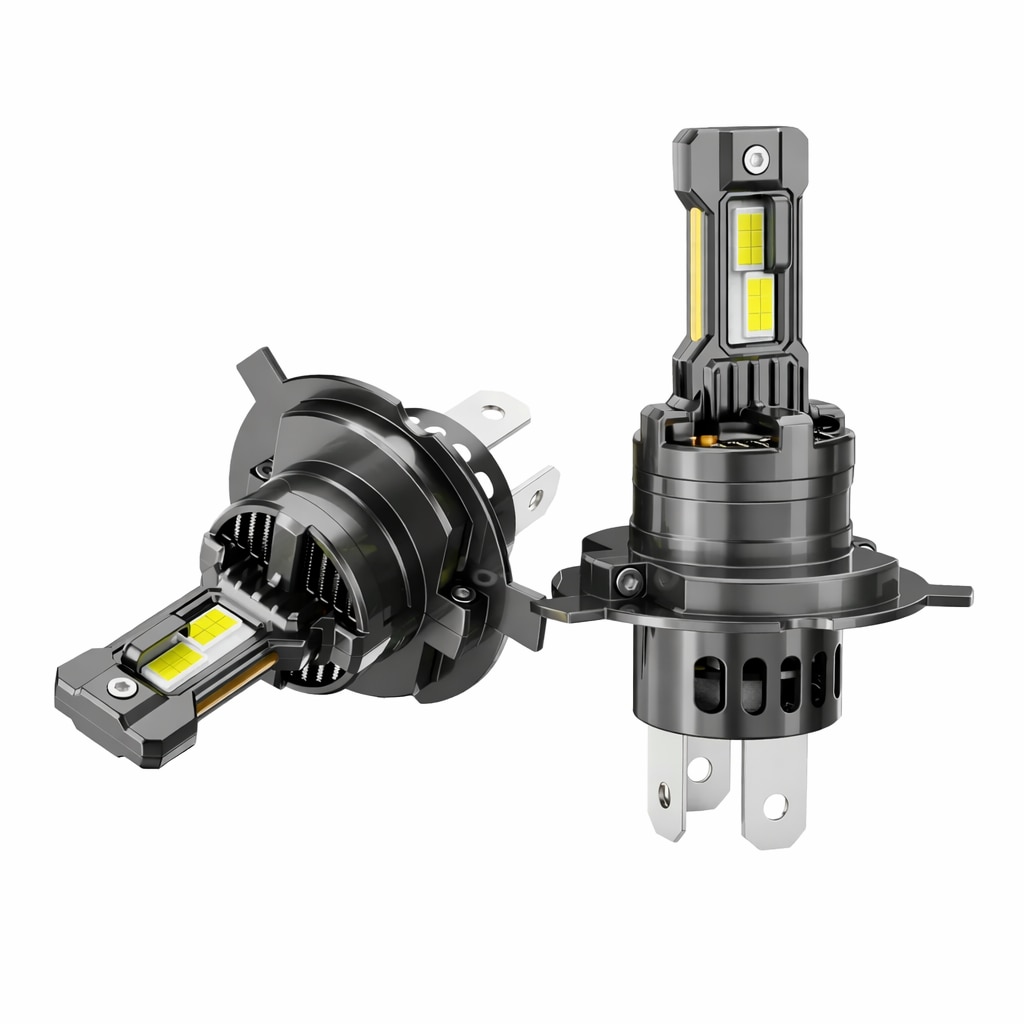 Set 2 Becuri Auto LED H4, AUTOREY® Premium, Bec H4 LED, 20000LM, 35W ...