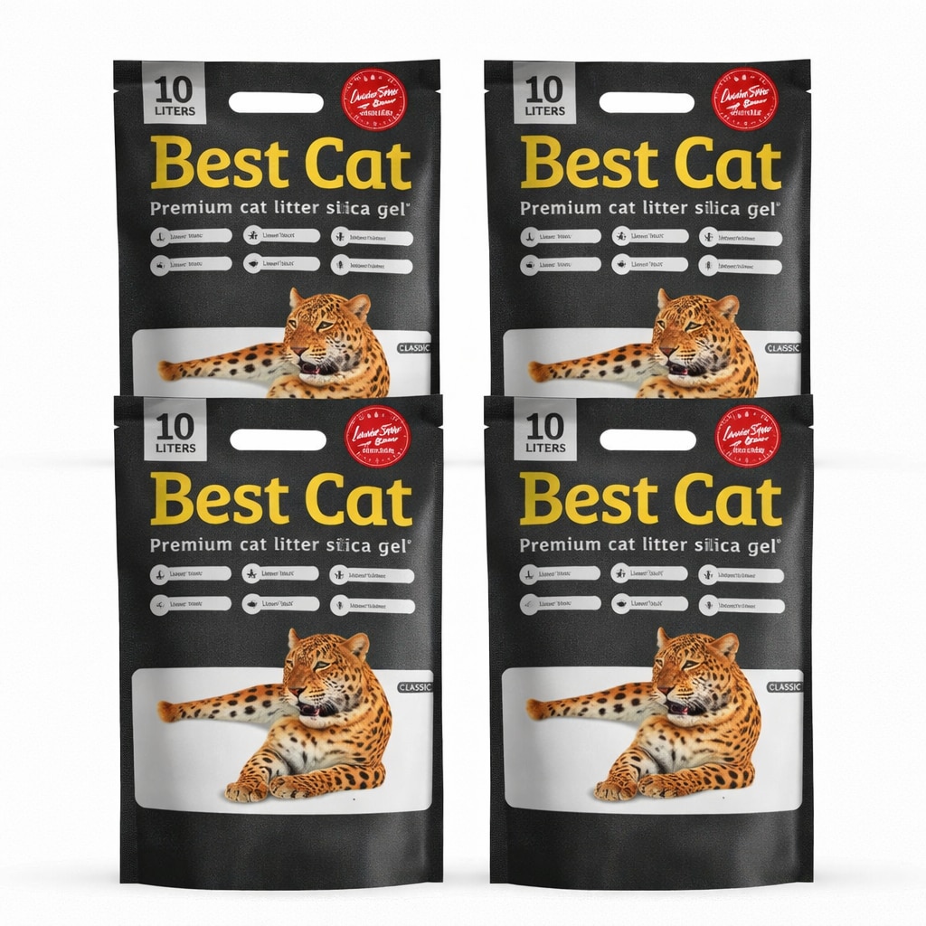 Set Asternut igienic pentru pisici Best Cat, Silicat - Classic fara ...