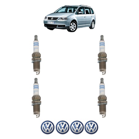 Set 4 Bujii Scanteie Volkswagen TOURAN (1T3) 1.4 TSI 170 CP din 2010 ...