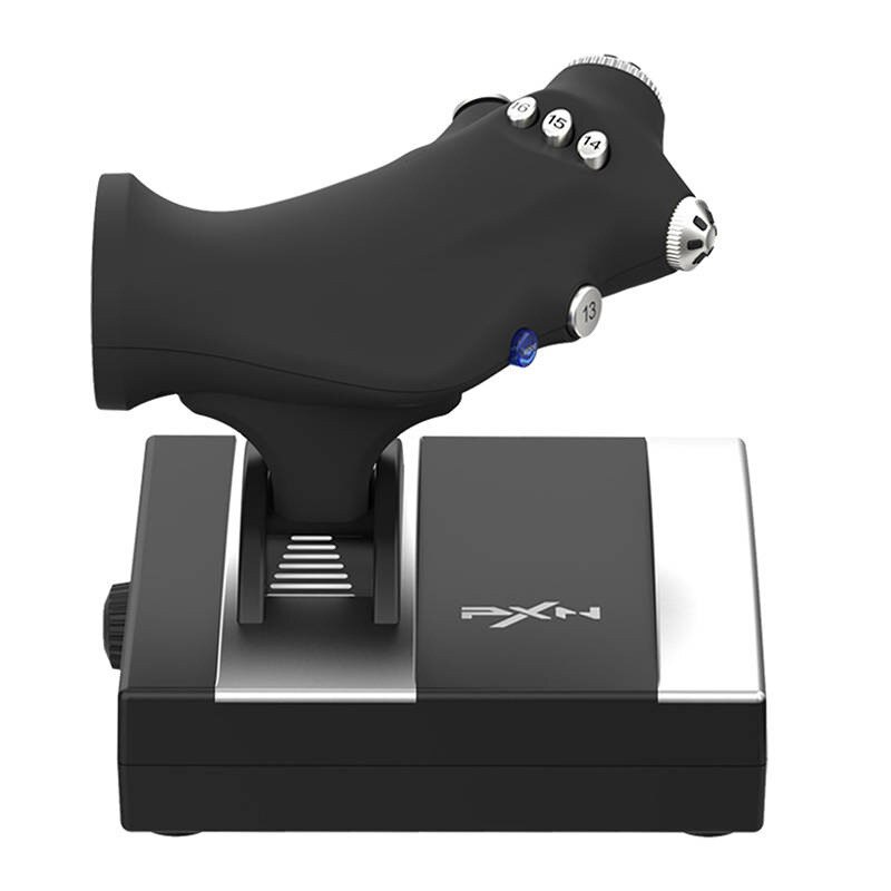 Joystick PXN-2119 Pro, set cu dubla comanda, 16 butoane programabile, 8 ...