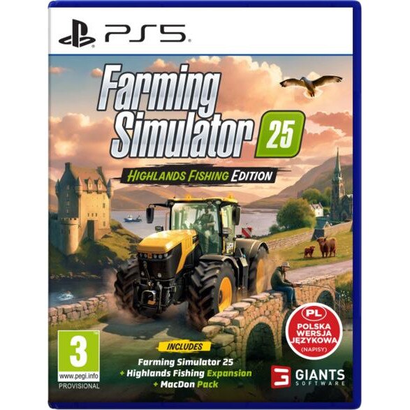 Joc PS5 Farming Simulator 25 Highlands Fishing Edition, 26 culturi, 4 ...