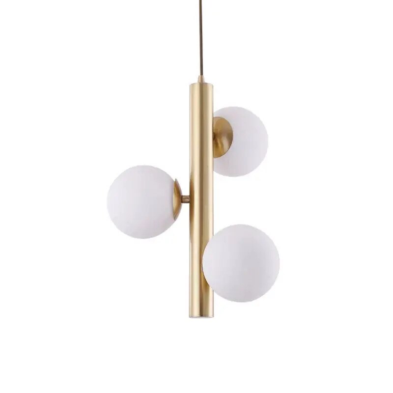 Lustra LED, 3 globuri albe, dulie G9, lungime reglabila 1M - eMAG.ro