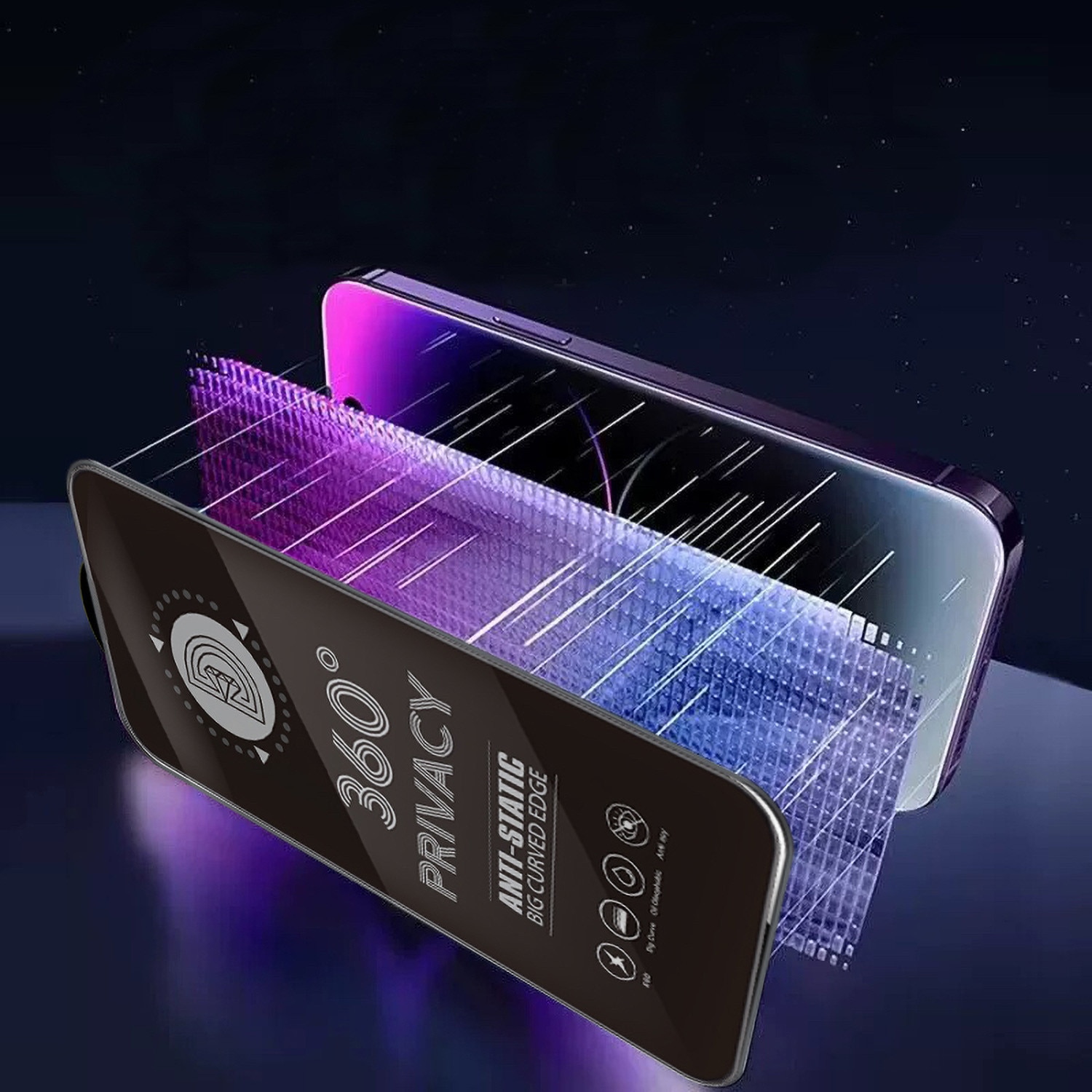 Folie protectie telefon, Privacy 360, iPhone 17 Pro - eMAG.ro