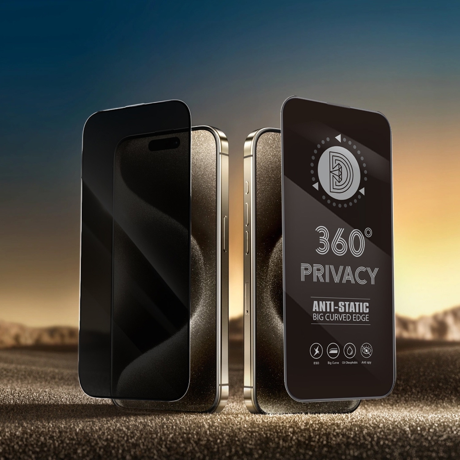 Folie protectie telefon, Privacy 360, iPhone 17 Pro - eMAG.ro