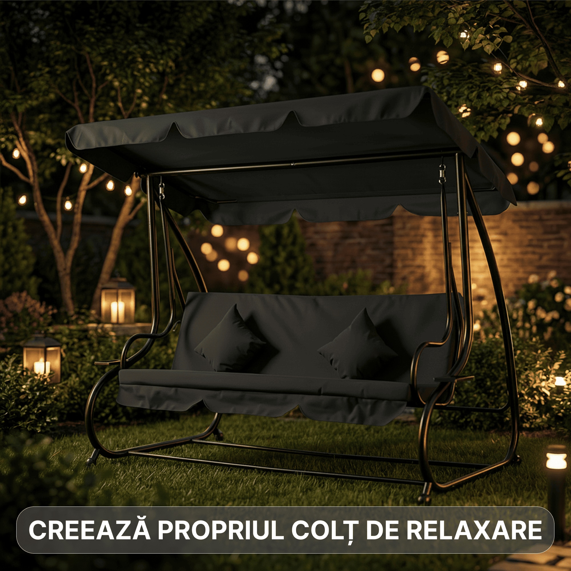 Balansoar De Gradina, TOPSCAUNE®, Leagan Exterior 4 Locuri, 230x120x164 ...