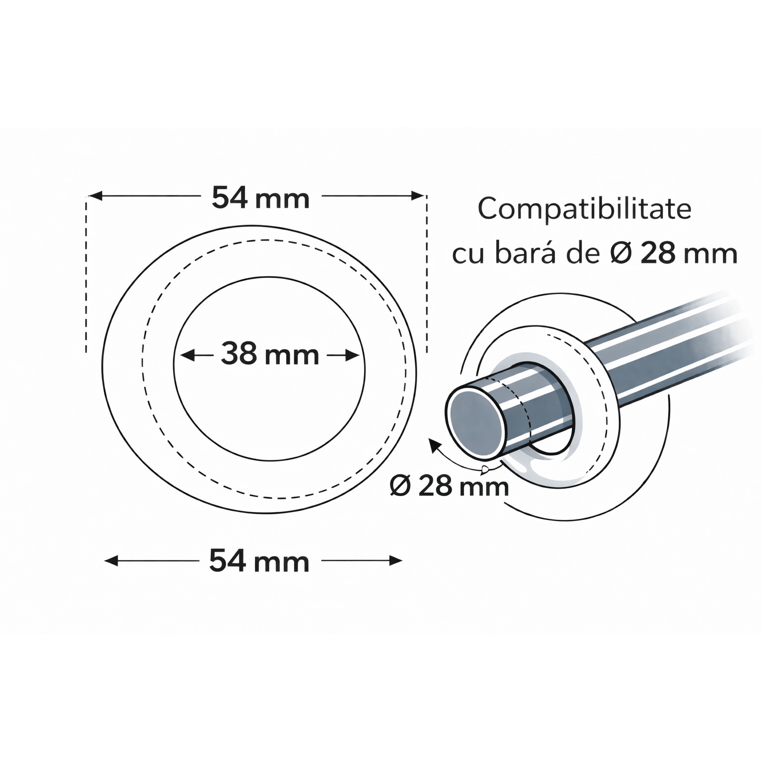 Set 10 Inele din Lemn cu Carlig Plastic pentru Perdele si Draperii ...