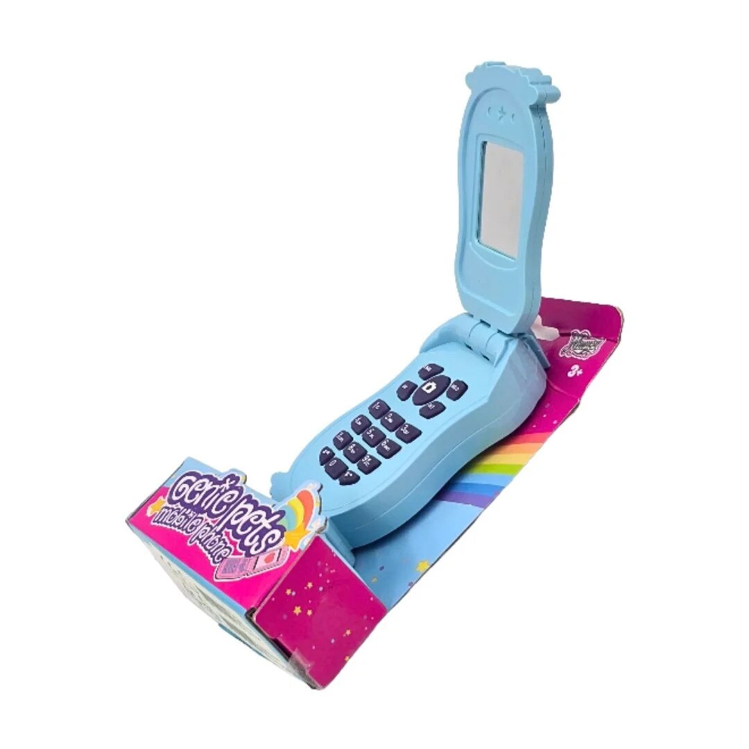 Telefon mobil, de jucarie, cu sunete, pentru copii, culoarea albastru ...
