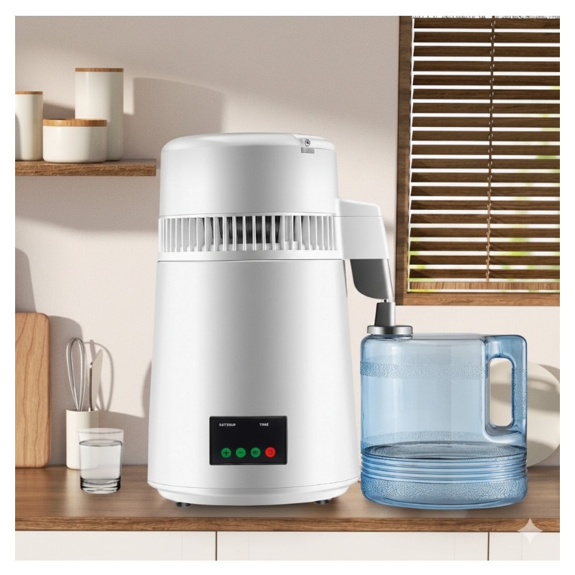 Purificator de apa prin distilare, 24 L/zi volum apa filtrata, 750 W ...