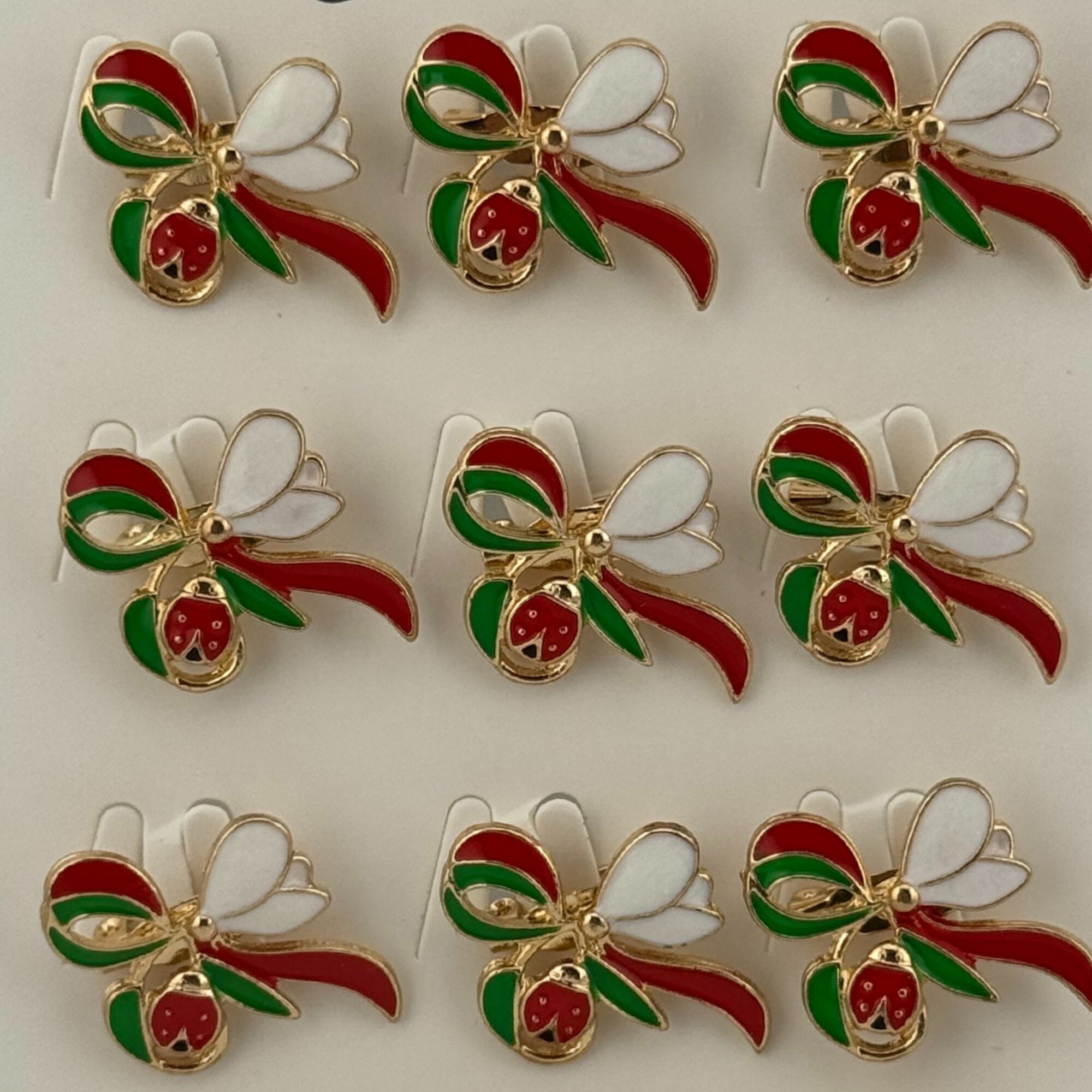 Set 12 Brose Martisor Primavara, Jolie, Model Fundita cu Ghiocel si ...