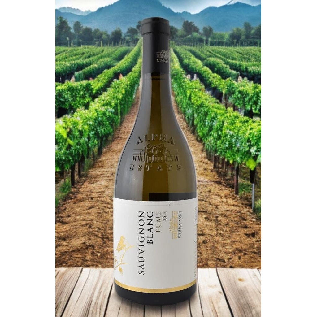 Vin alb Sauvignon Blanc Fumé 0.75L, Podgorie Amyntaio, 100% Sauvignon ...