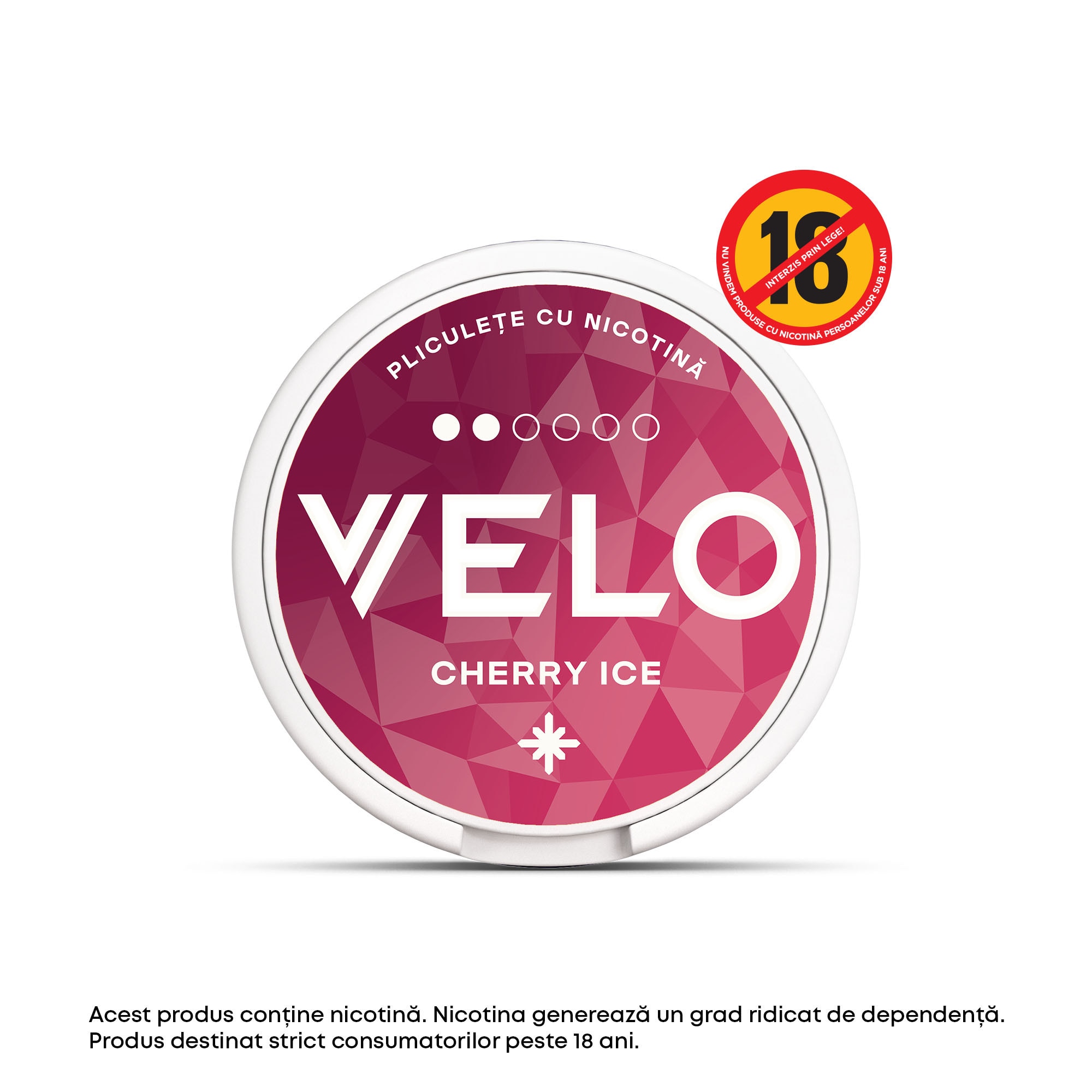 Pouchuri cu nicotina VELO Cherry Ice 6mg, 15 pliculete - eMAG.ro