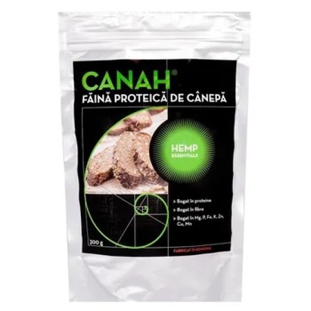 Făină Proteică, Canah, 33% proteine, 35% fibre, 300 g - eMAG.ro