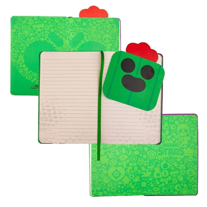 Caiet cu coperti moi Brawl Stars, Spike, 15 x 21 x 1,4 cm - eMAG.ro