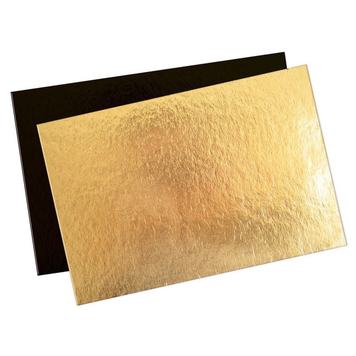 Suporturi Pătrate pentru Tort Veiras, Aurii, 30.5 x 30.5 cm, 5 Bucăți ...