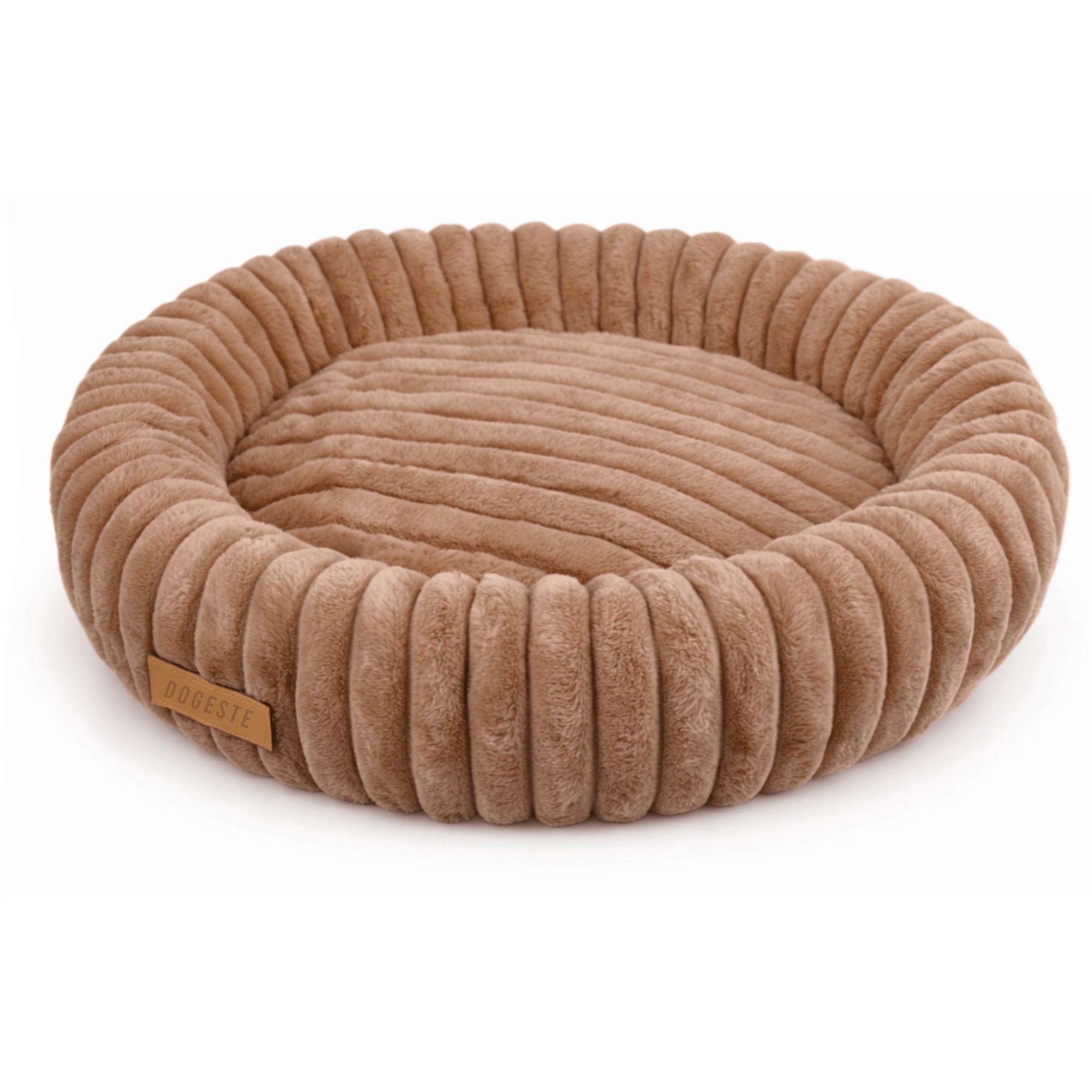 Pat caini Dogeste Donut 90 cm, rotund, talie mare, antiderapant ...