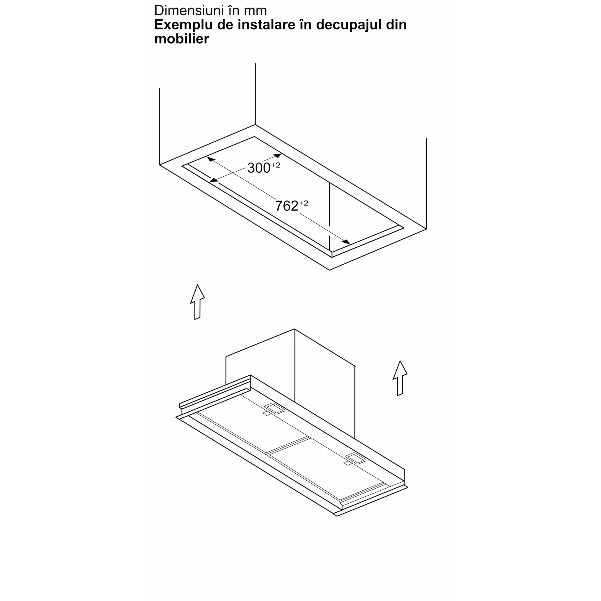 Hota incorporabila Bosch DBB87DP60, Putere de absorbtie 699 mc/h ...
