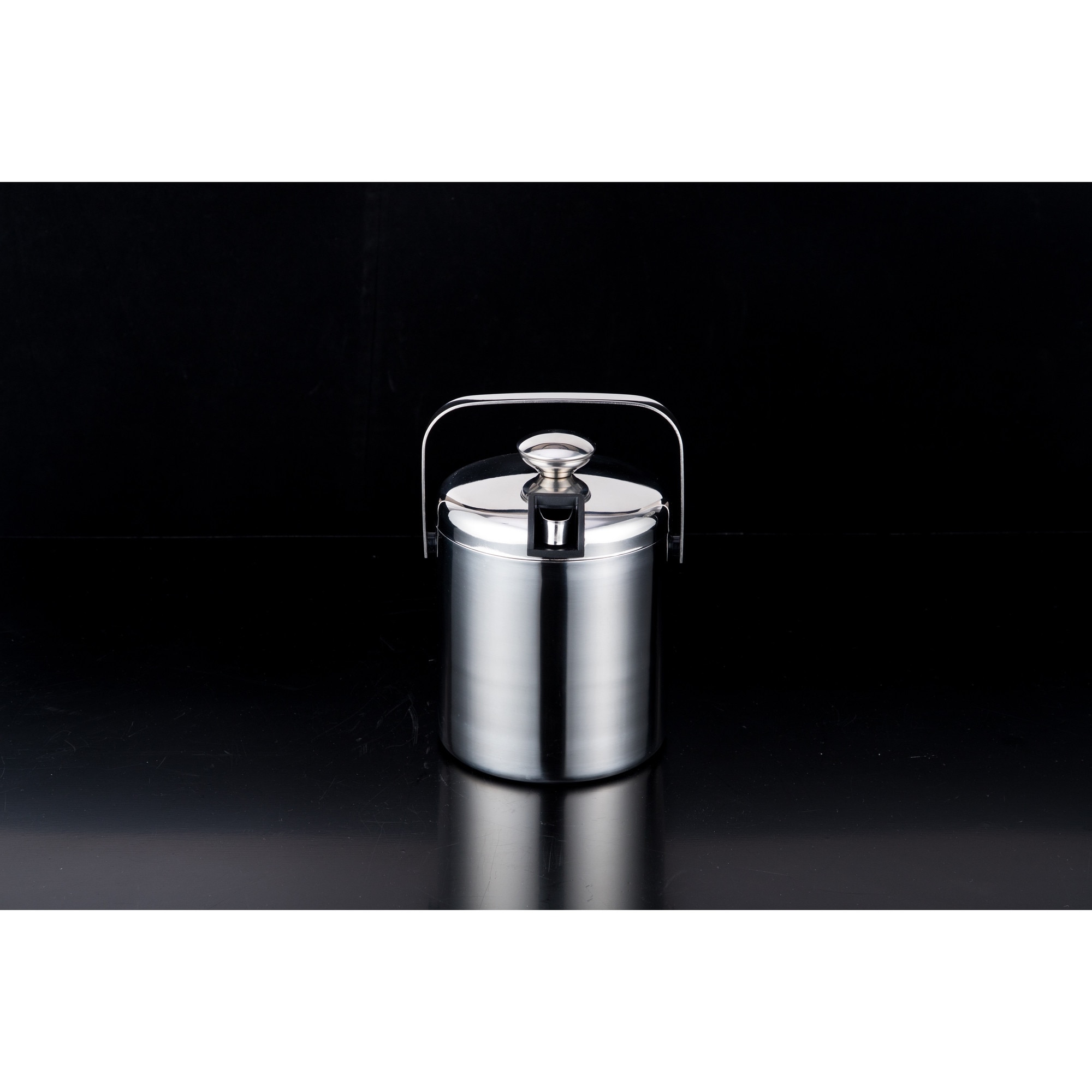 Frapiera pentru gheata 1.3 L Zibba Life inox cu perete dublu, cu cleste ...