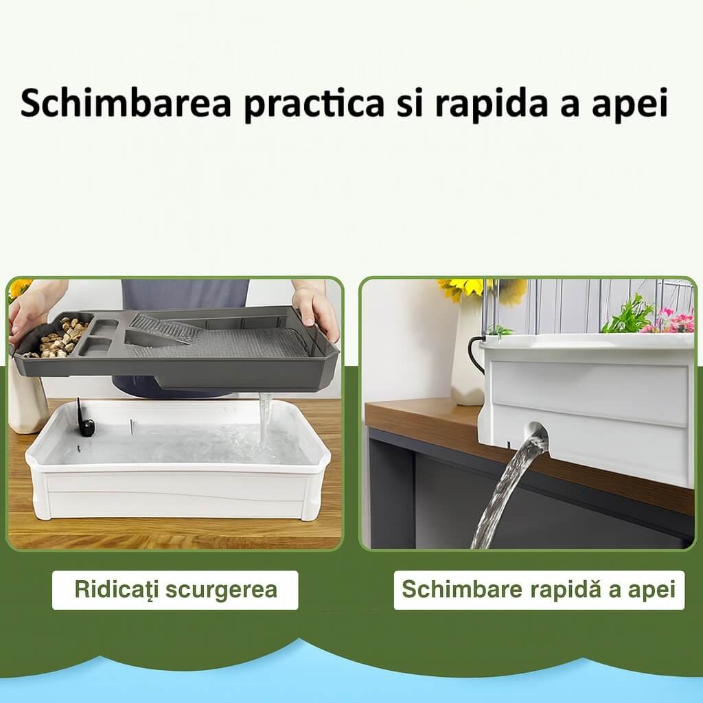 Acvariu broasca testoasa Amhuui ZHPS-01, acvariu pentru broasca ...