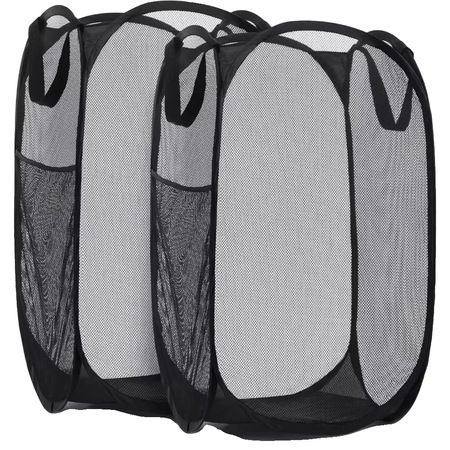 Set 2 Cosuri pentru Rufe, Design Portabil, Material Respirabil ...