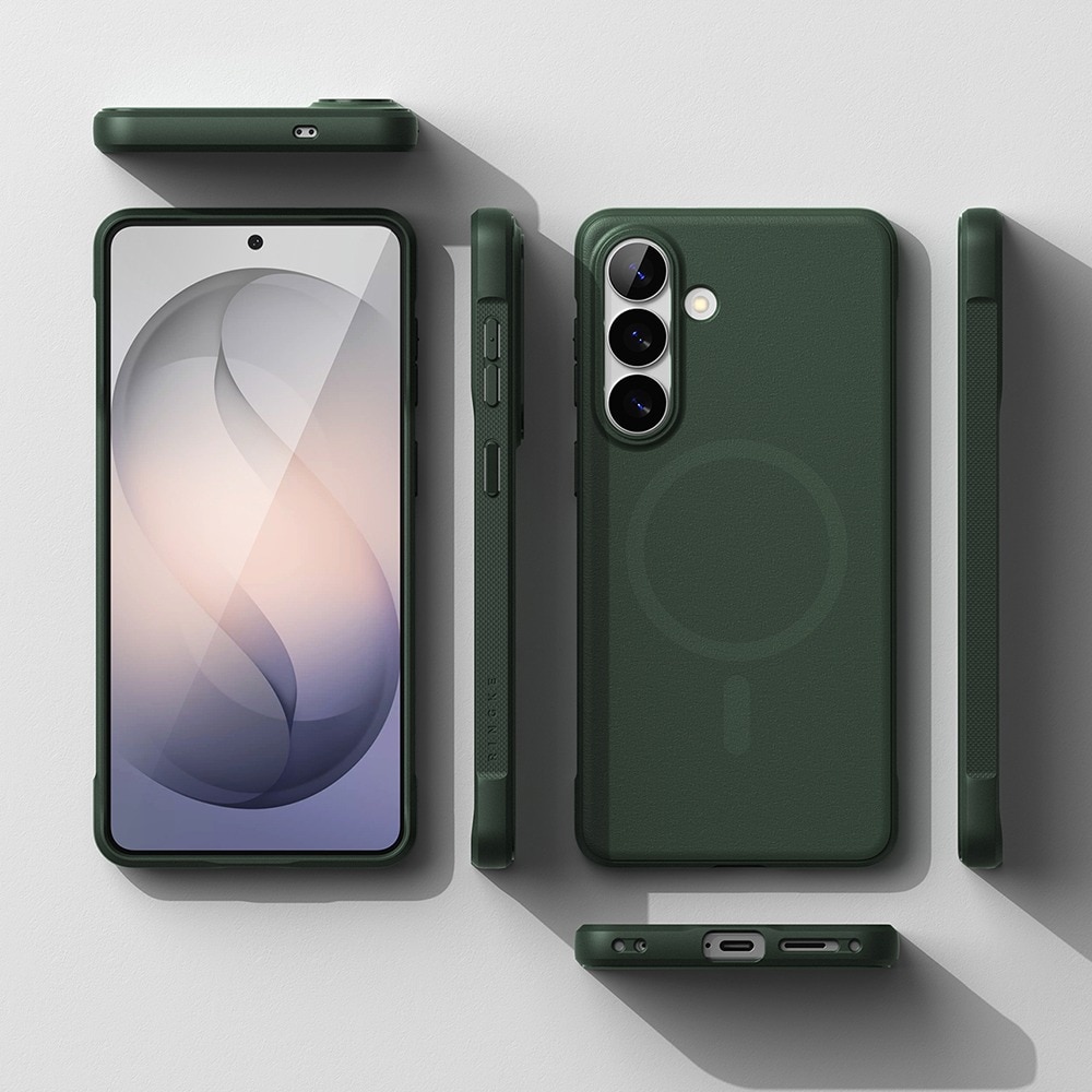 Husă Ringke Onyx, protecție antisoc, design slim, verde închis, pentru ...