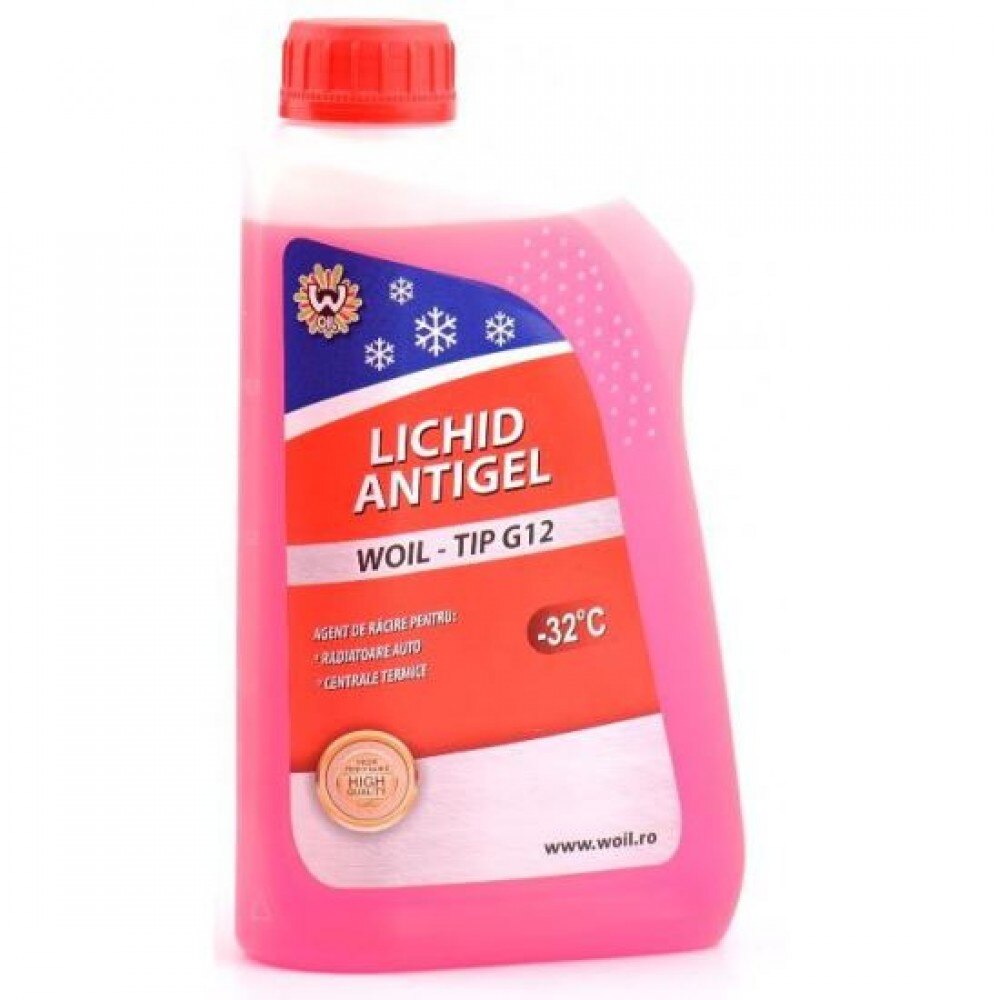 Antigel Concentrat WOIL G12 -32°C, 1L PREMIUM - eMAG.ro
