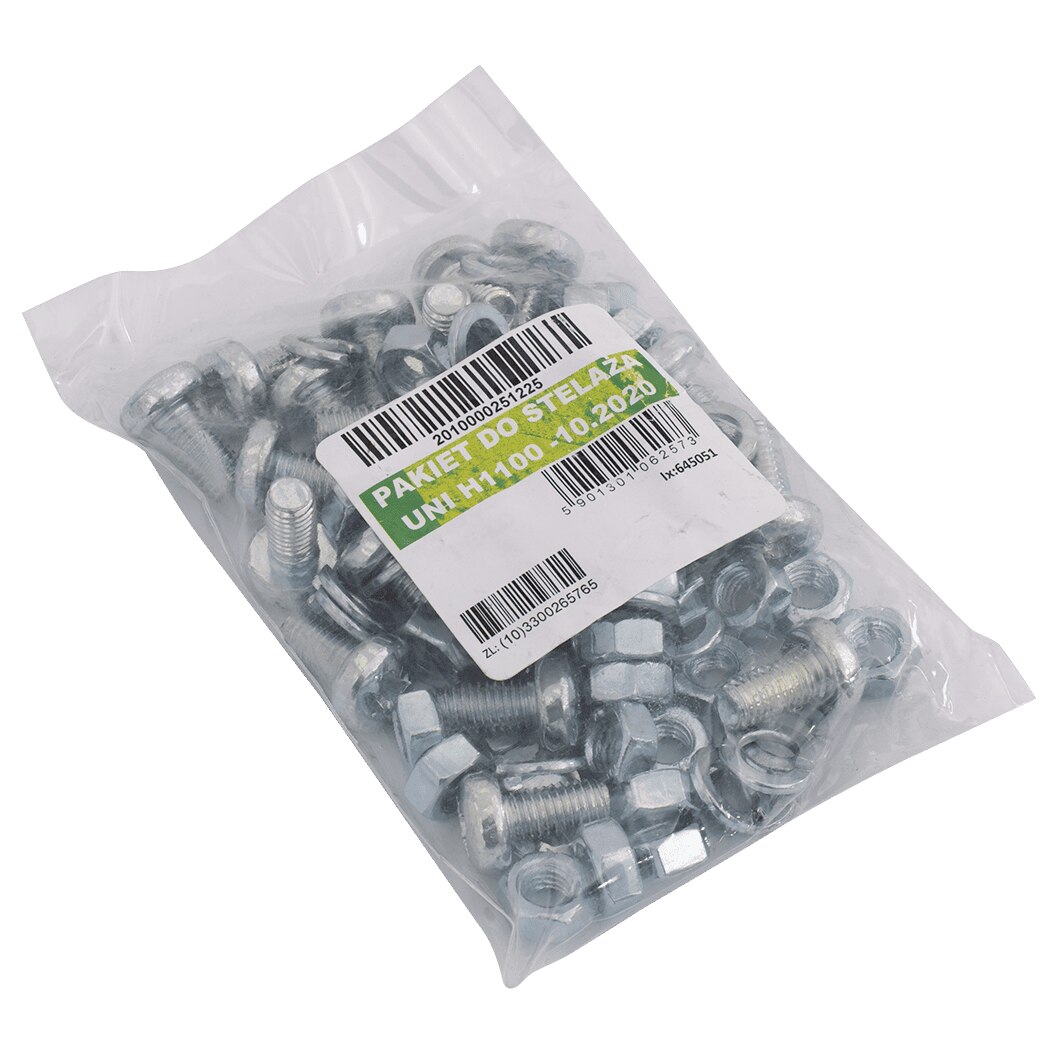Set suruburi montaj cadru H-1100, MARCOPOL, saibe elastice, piulite M8 ...