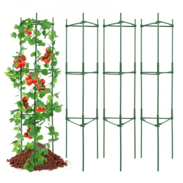 Accesorii pentru gradina, VEVOR, set 4 syskeuasies klobon, 63" (160,0 ...