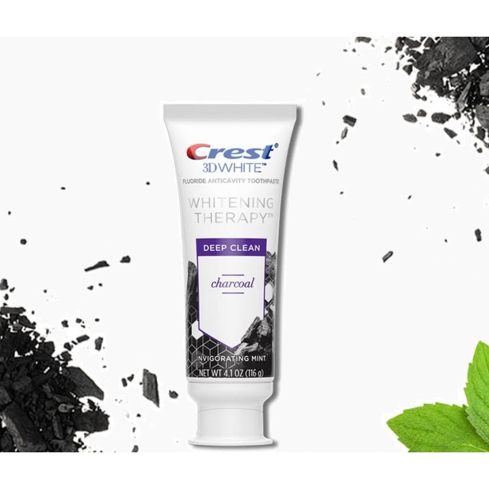 Pasta de dinți Crest 3D White Whitening Therapy, cu cărbune activ ...