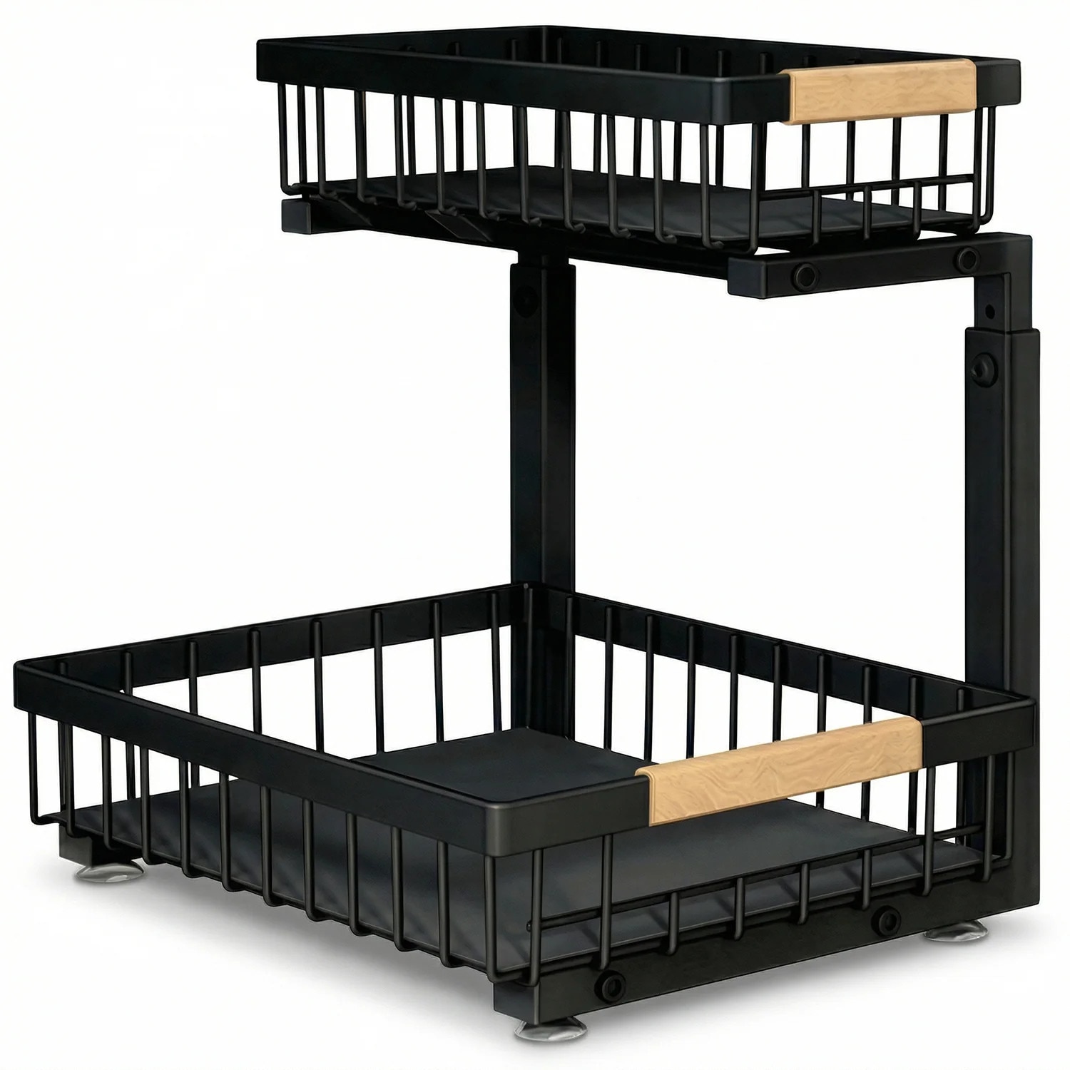 Set 2 Organizatoare Multifunctionale Elindor® pe 2 Nivele, 2x Sertar ...