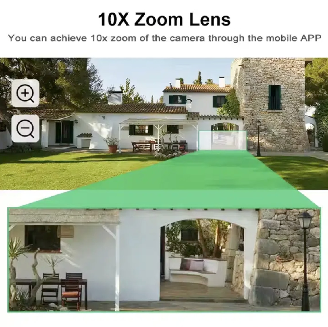 Camera de supraveghere cu panou solar 4G Cartela SIM, Wifi, Zoom 10X, 3 ...